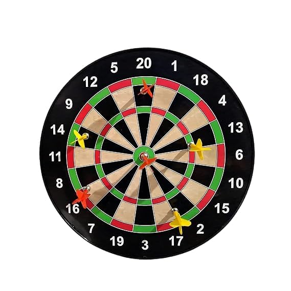 Smartcraft Magnetic Dartboard with 6 Soft Darts Family Indoor & Outdoor ...