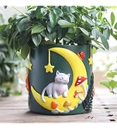 Amazon.com : GUGUGO Colorful Sunflower Bee Flower Pots, Funny Unique ...
