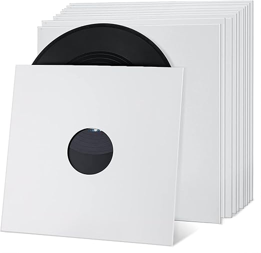 Amazon.com: Facmogu 10PCS 12in Vinyl Record Jackets, Thickened 350gsm ...