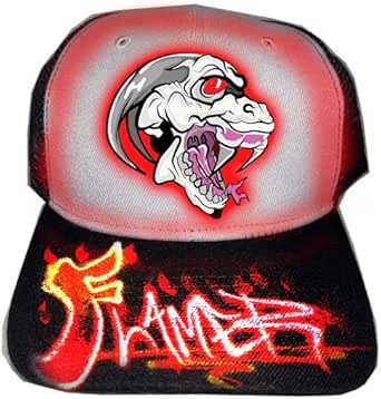 Amazon.com: Dino Beast Dinosaur Dragon Urban Swag NYC Airbrush Trucker ...