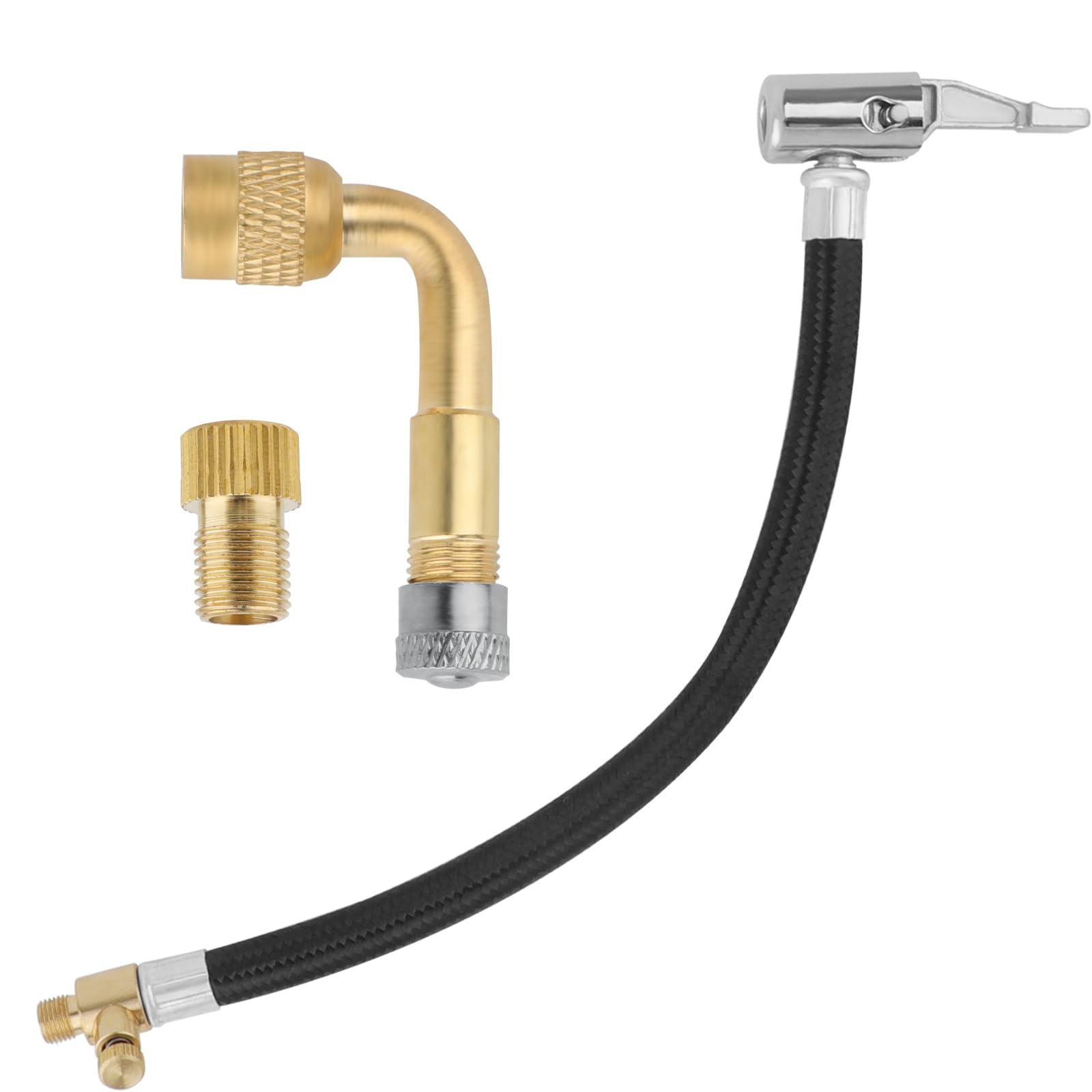 Amazon.com: ZHSMS Tire Inflator Hose, 17 Inch Flexible Air Compressor ...