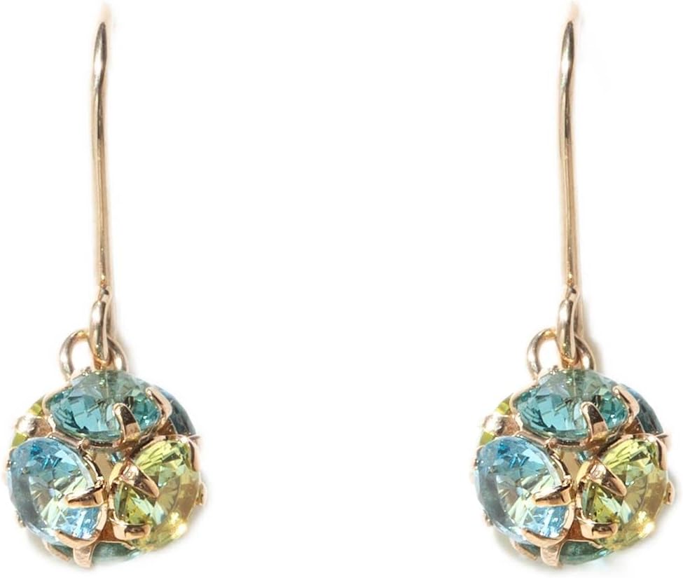 Amazon.co.jp: [ブルーム] BLOOM K10 イエローゴールド キュービックジルコニア フック ピアス （Lime Green ...