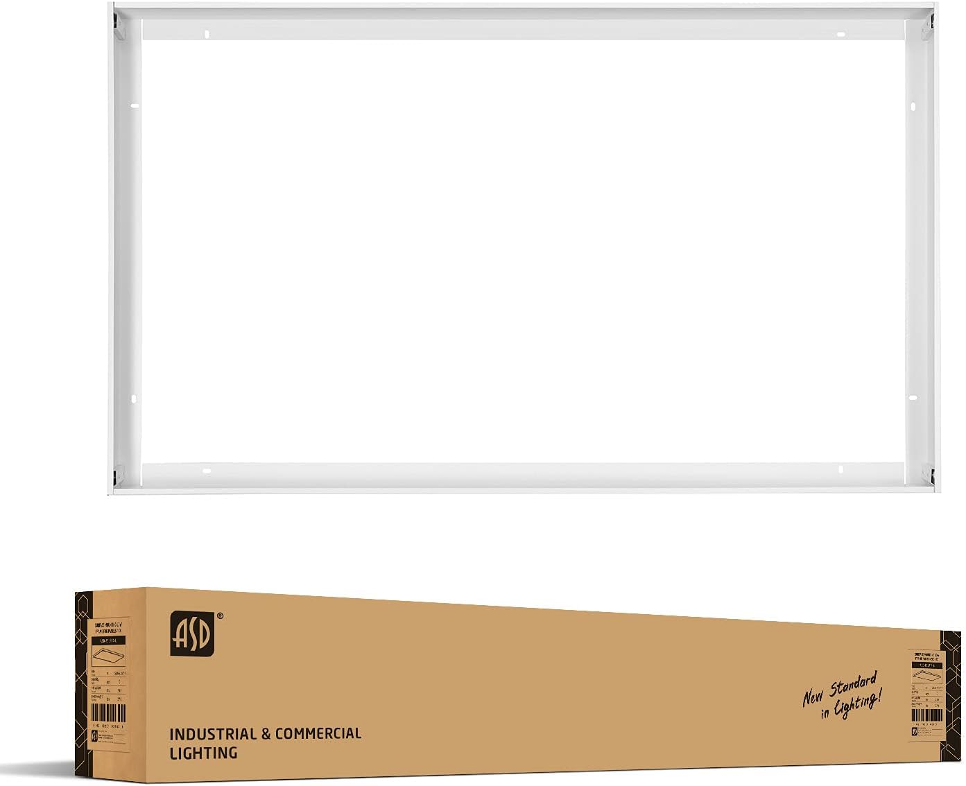 Amazon.com: ASD 2x4 Surface Mount Frame for LED Flat Panel Light ...