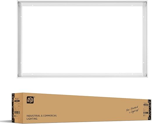 Amazon.com: ASD 2x4 Surface Mount Frame for LED Flat Panel Light - Aluminum Surface Mounting ...