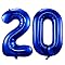 Amazon.com: Navy Blue 16 Balloon Numbers,40 Inch Dark Blue 16 or 61 ...