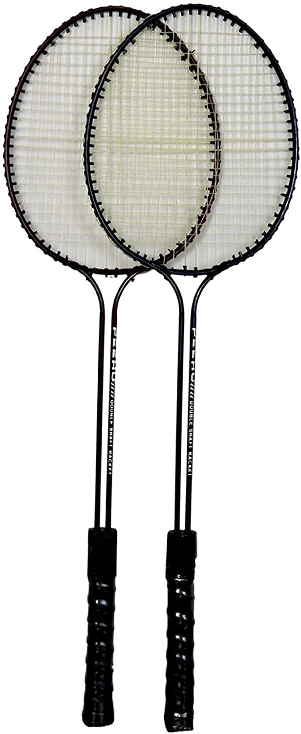 Double-Shaft Badminton Racquet Set | Alloy Steel Double Shaft Badminton ...
