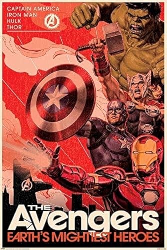 MARVEL – Golden Age Hero Propaganda – Poster 61x91cm – BigaMart