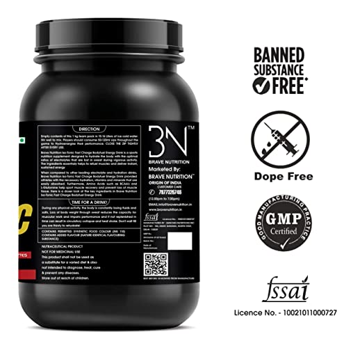 Buy Brave Nutrition Isotonic Instant Energy Drink Formula, Extended ...
