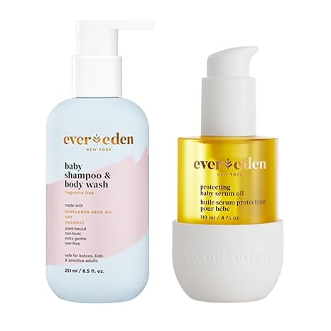 Amazon.com: Evereden Baby Cradle Cap Bundle: Clean & Vegan Baby Cradle ...