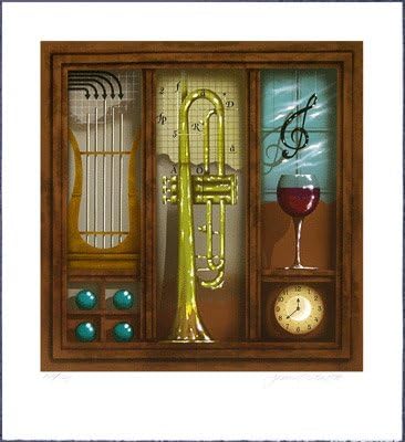 Amazon.com: Music Box 3 by James Carter Lithograph Art Print (24 1/2 x ...
