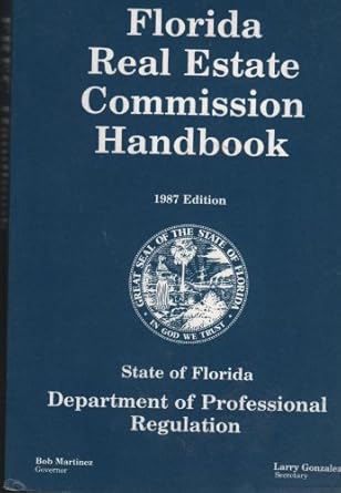 Florida Real Estate Commission Handbook 1987 Edition: N/A: Amazon.com ...
