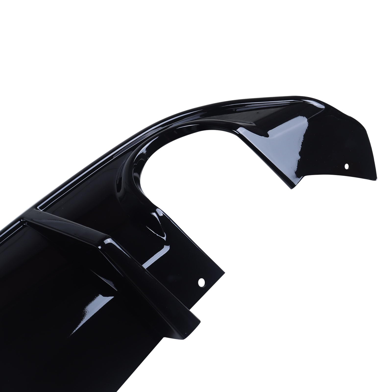 Snapklik.com : Rear Diffuser Glossy Black Compatible 2015-2024 Dodge ...