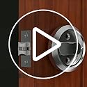 304 Stainless Steel Furniture Locks Hidden Recessed Cup Door Handles ...