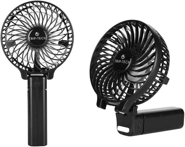 Trip-Tech Handheld Fan - Personal Mini Portable Fan 3 Speed Settings ...