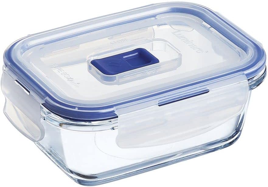Amazon.com: Luminarc Pure Box Active Glass Food Storage Container with ...