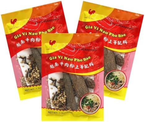 Amazon.com : Old Man Que Huong Pho Bac Spice Seasoning (3 Packs)- Gia ...