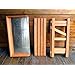 northbeam Folding Utility Table and Potting Bench, Natural Stained ...