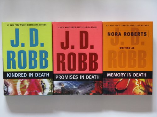 J.D. Robb 3 Book Set (Eve Dallas Death Series:, Kindred In Death,Memory ...