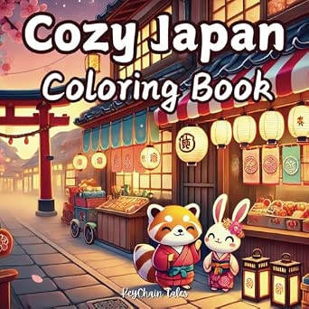 Amazon.com: Cozy Japan Coloring Book: Relaxing and Cute Japanese ...