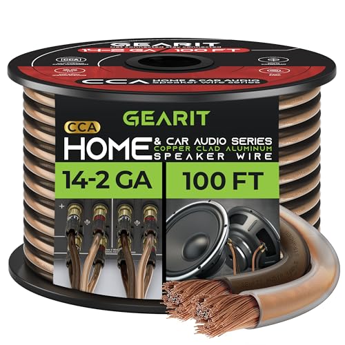 GearIT 14 Gauge 2 x 2.5mm Speaker Wire Cca Cca Cable (30.4 Meters ...