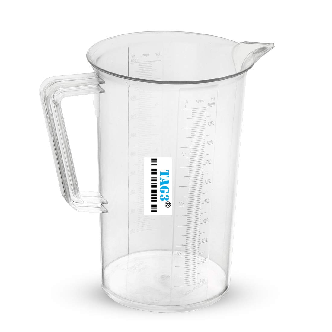 Buy TAG3 ® Polycarbonate Unbreakable Measure Jar for Kitchen Cooking ...