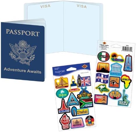 Amazon.com: International Travel Passports with Sticker Pack - Perfect ...