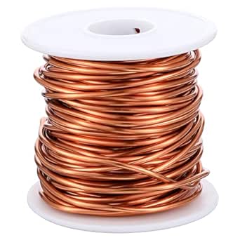 Amazon.com: 12 Gauge Copper Wire 56 Feet / 17 m Soft Pure Copper Wire for Jewelry Making 2MM ...