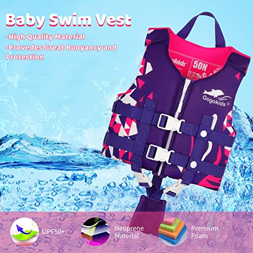 Snapklik.com : Gogokids Toddler Swim Vest, Kids Float Jacket For 20-30 ...