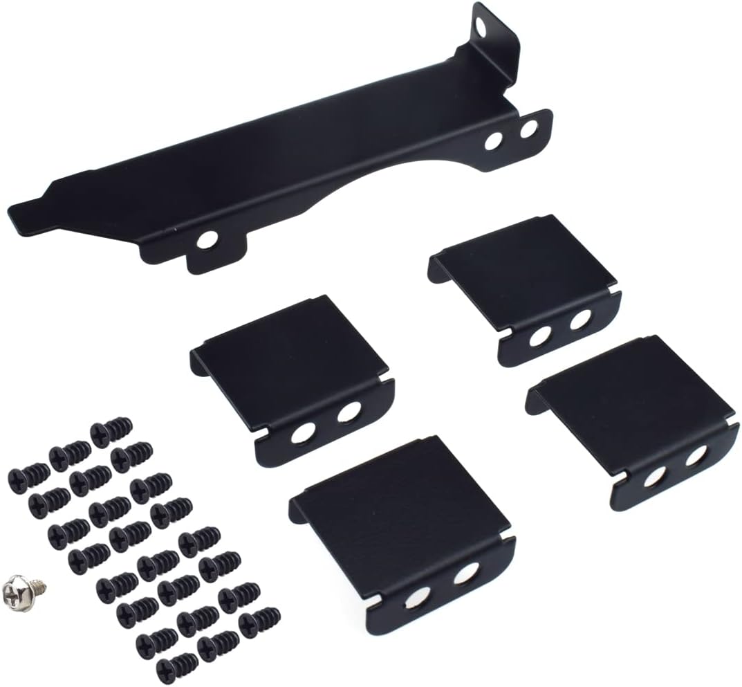 Amazon.com: E-outstanding 1-Pack Dual Fan Mount Rack PCI Slot Bracket ...