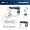 Amazon.com: Brother SE2000 Computerized Sewing and Embroidery Machine ...