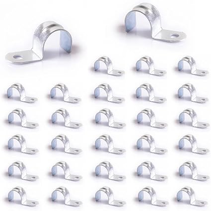 Amazon.com: 30-Pack 3/4" EMT Conduit Straps - Zinc Plated Steel Single ...