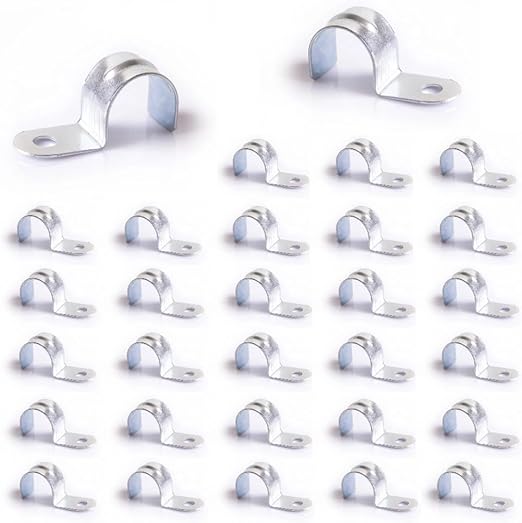 Amazon.com: 30-Pack 3/4" EMT Conduit Straps - Zinc Plated Steel Single ...