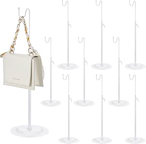 Amazon.com: Therwen 10 Pcs Bag Display Stands Purse Display Stand ...