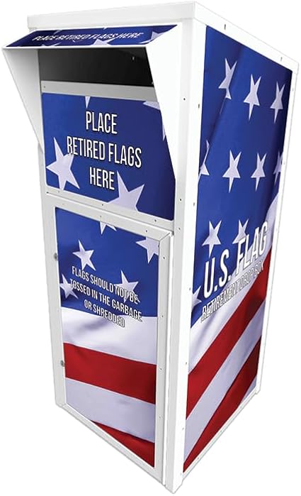 Amazon.com: Flag Retirement Drop Box (710-ACM) – Proper & Respectful ...