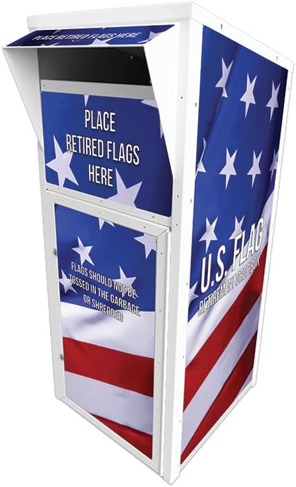 Amazon.com: Flag Retirement Drop Box (710-ACM) – Proper & Respectful ...
