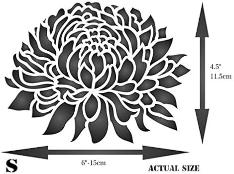 Chrysanthemum Stencil