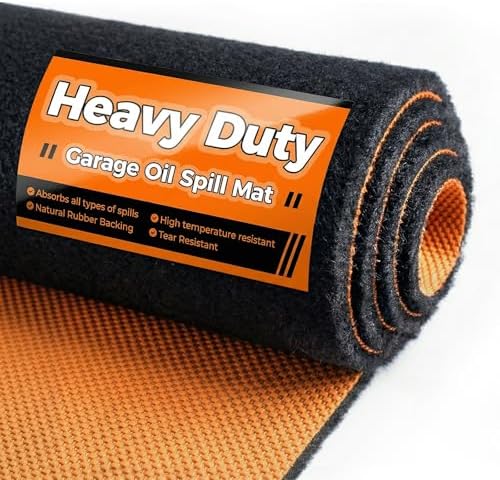 Amazon.com: Heavy Duty Oil Spill Mat, Garage Floor Mat for Under Car ...