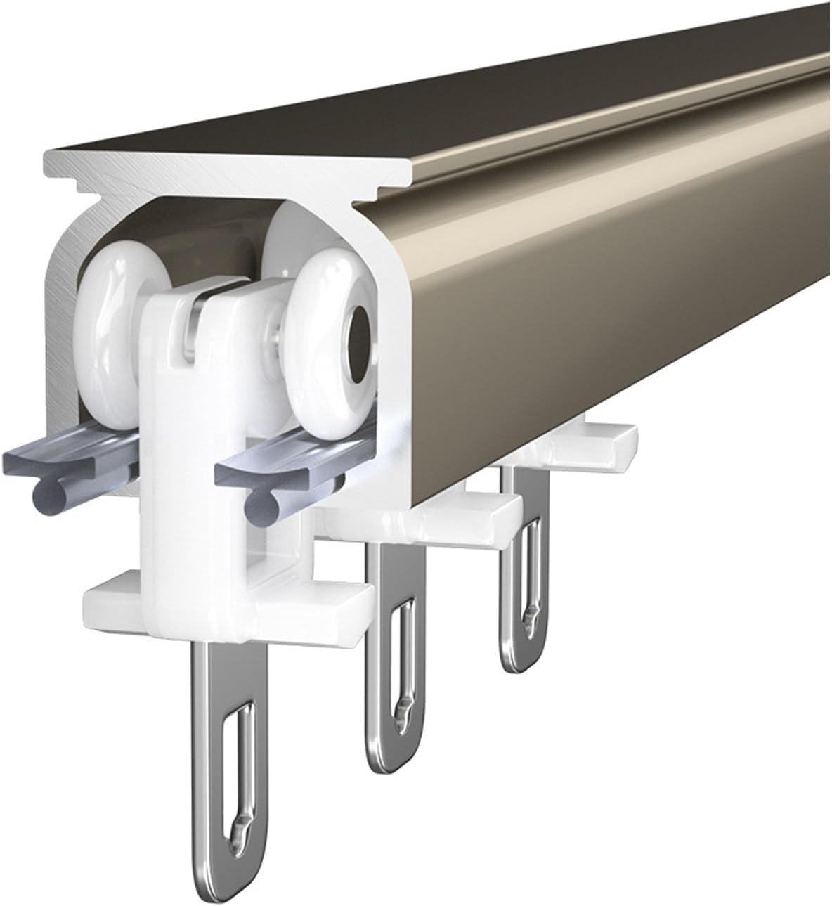 Rieles para cortinas para montaje en techo o pared - Riel de techo para ...