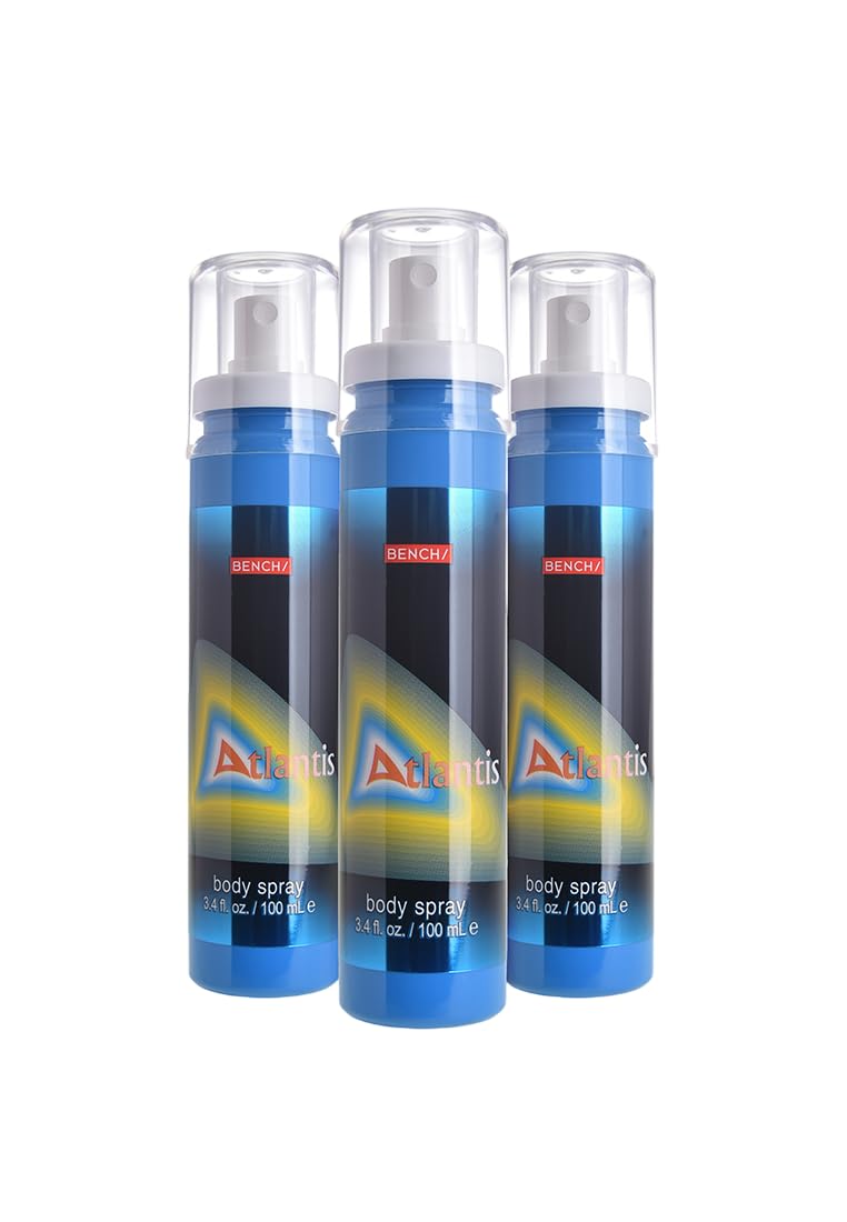Amazon.com: Bench Atlantis Body Spray 100ml (Pack of 3) : Beauty ...