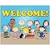 Amazon.com: CafePress Peanuts Gang Welcome Posters 16"x20" Poster on ...