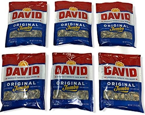 Amazon.com : DAVIDs Sunflower Seeds, Assorted Flavors, Variety Pack 5. ...