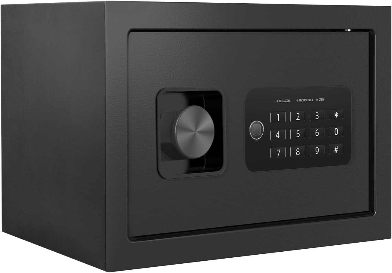 Safe Box, 0.8 Cubic Feet Security Home Safe Box,Electronic Digital ...