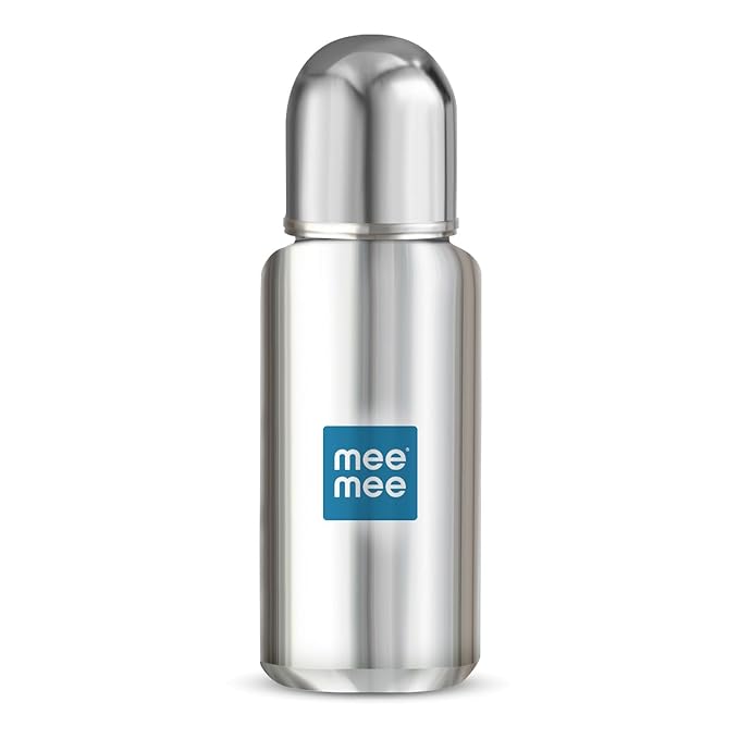 Buy Mee Mee Baby Steel Feeding Bottle 300ml | Baby Milk Bottle with ...