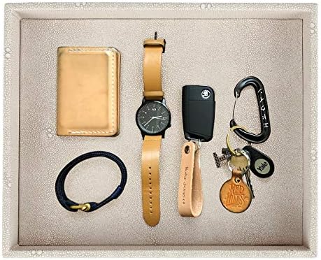 Amazon.com: HofferRuffer Elegant Desktop Organizer, Vanity Tray ...