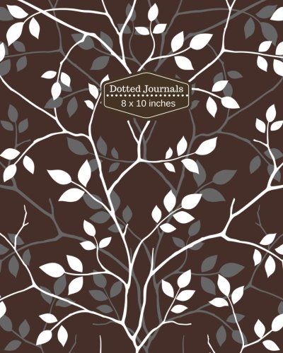 Dotted Journals: Floral Pattern Design Dot Matrix / Dot Grid Diary ...