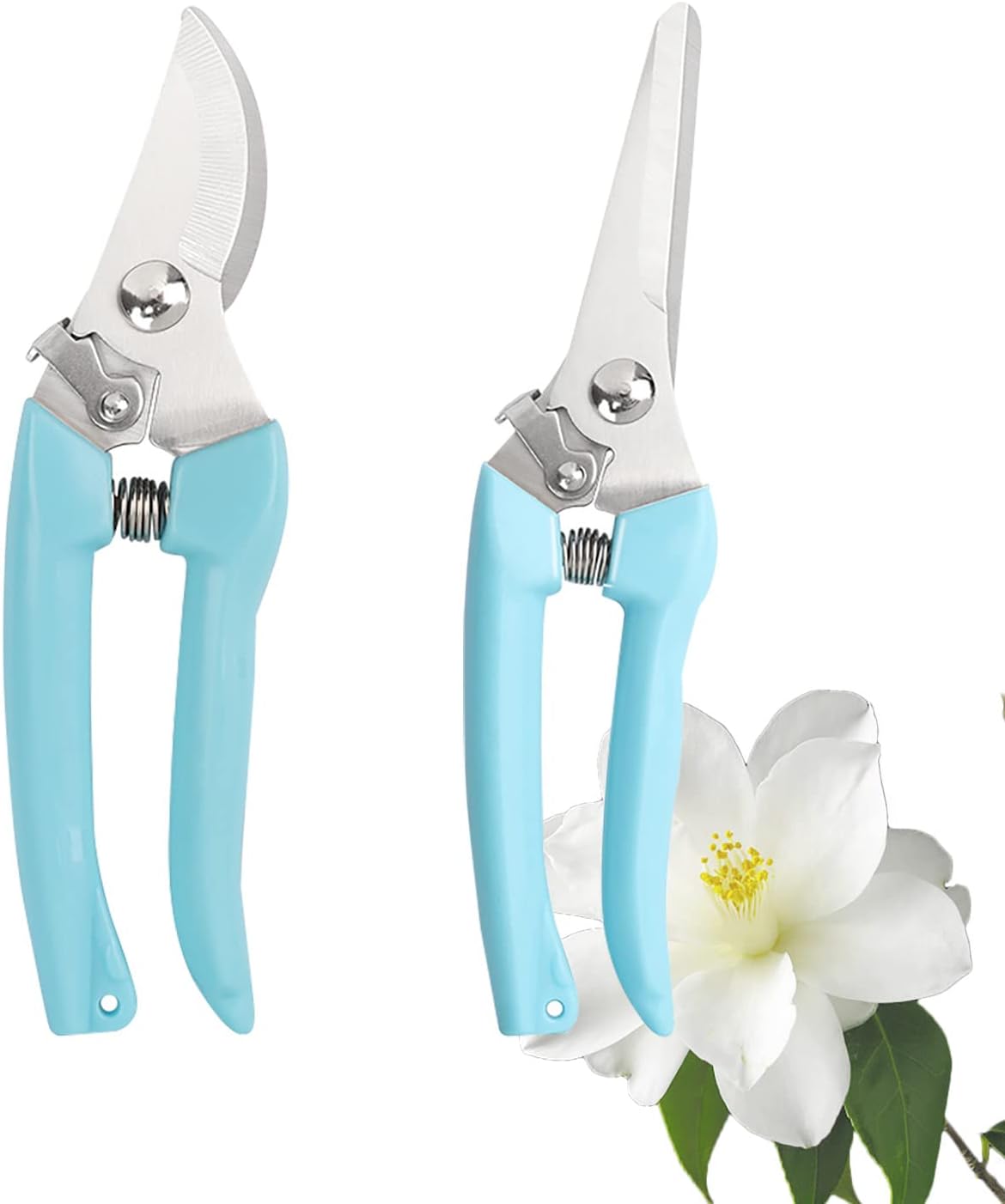 Amazon.com : 2 Pack Flower Scissors Set Stainless Steel Floral Design ...