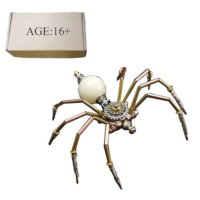 GoAssemb 3D Metal Puzzles for Adult, Mechanical Insect Round-Bellied ...
