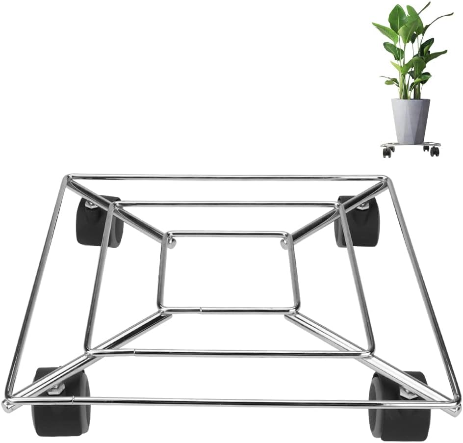 Rollers Planter-Trolley Outdoor Plant-Caddy with Rolling-Wheels – 255mm ...