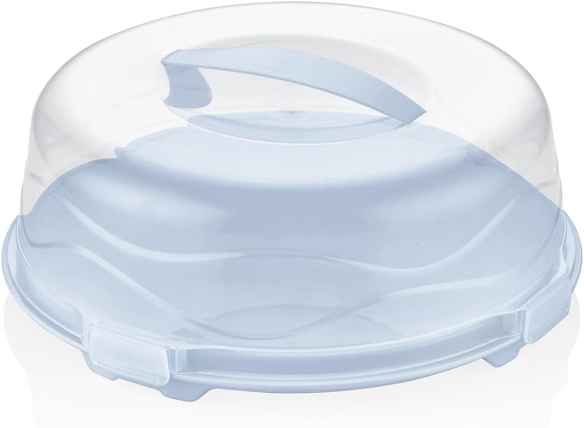 Best House Small Cake Dome Box Carrier Storage Food Container Takeaway ...