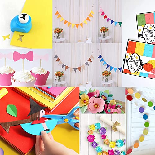 Buy KRASHTIC A4 Colored Sheet Paper For Project, Assignment, Card ...